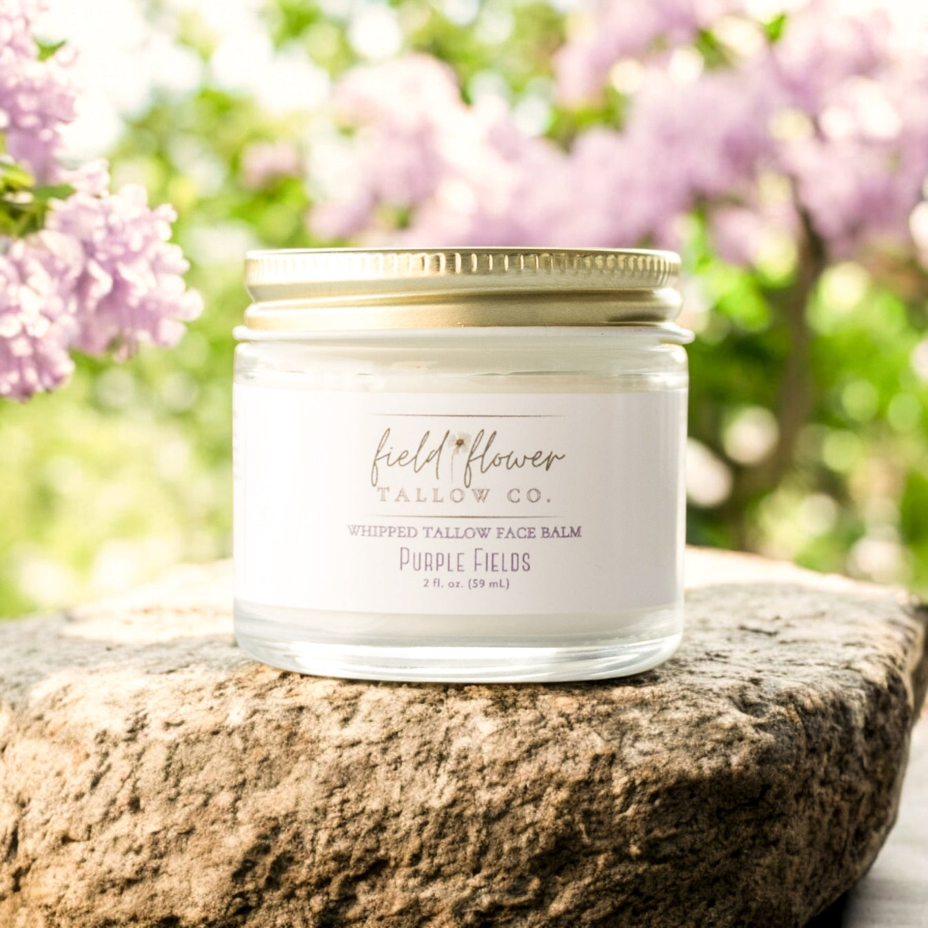 Purple Fields Tallow Face Balm, Grass Fed/Finished Whipped Tallow Balm ...