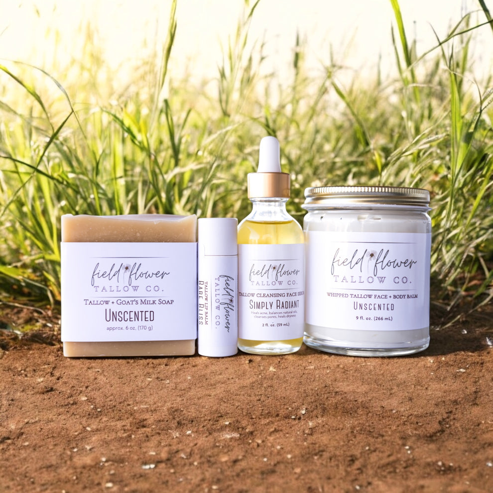 Unscented Tallow Bundle – Field Flower Tallow Co.