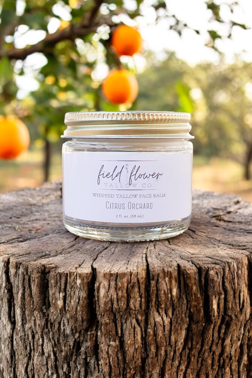 Citrus Orchard Face Balm – Field Flower Tallow Co.